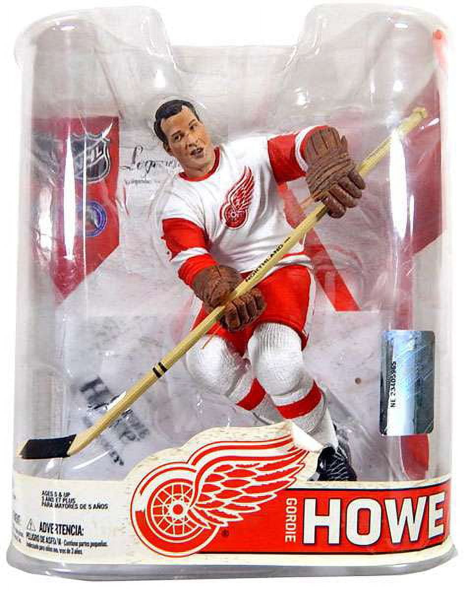 Gordie Howe Action Figure White Jersey Sports Picks Legends Series 6 ...