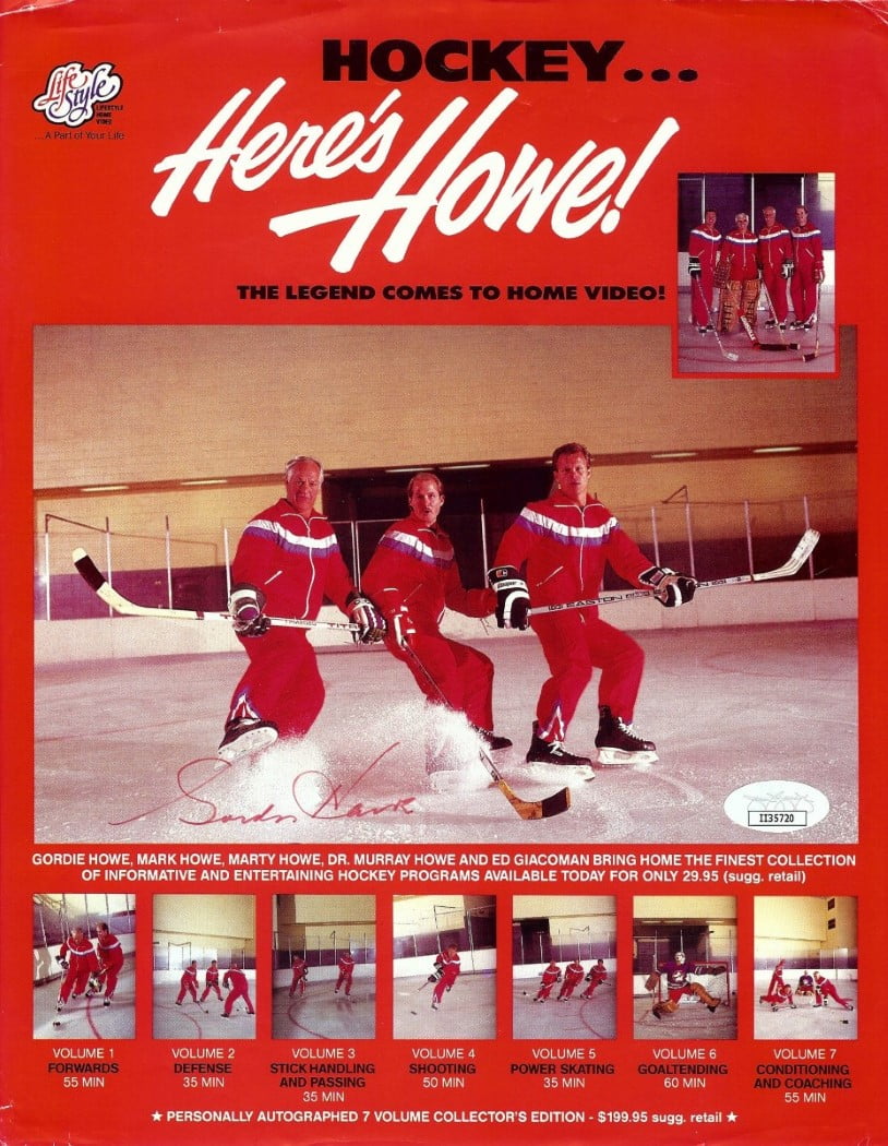 Gordie Howe Signed Autographed Magazine Ad Photo Red Wings JSA II35720 ...