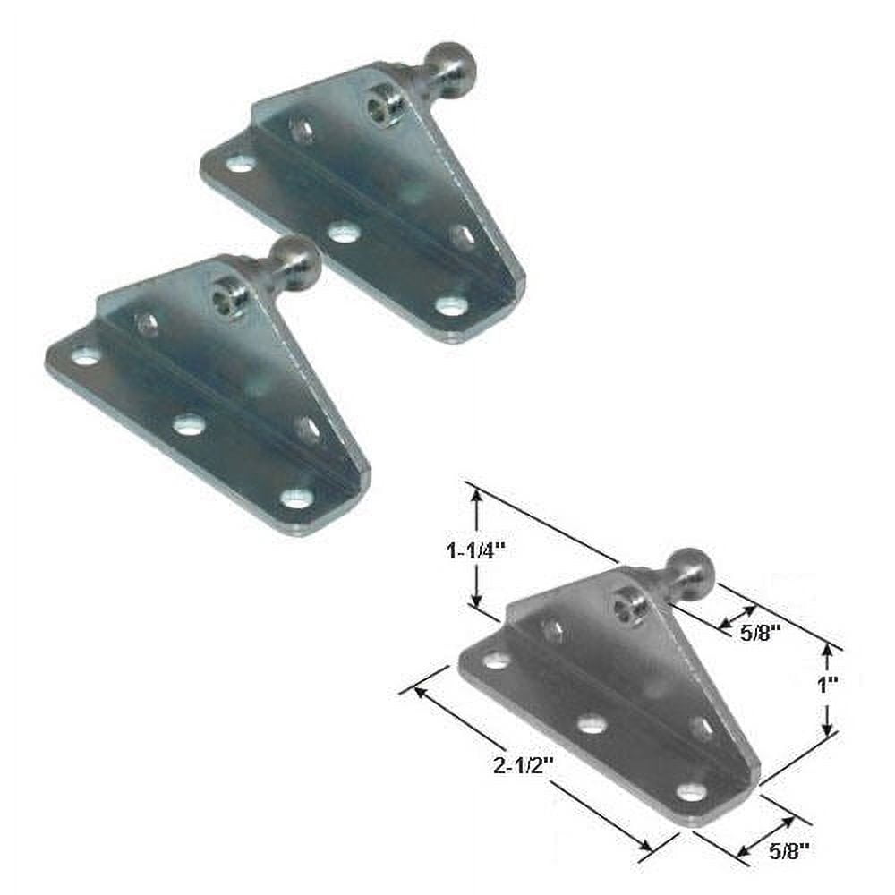 Gordon Glass® 10MM Ball Stud Bracket for Gas Prop/Strut - Set of Two ...