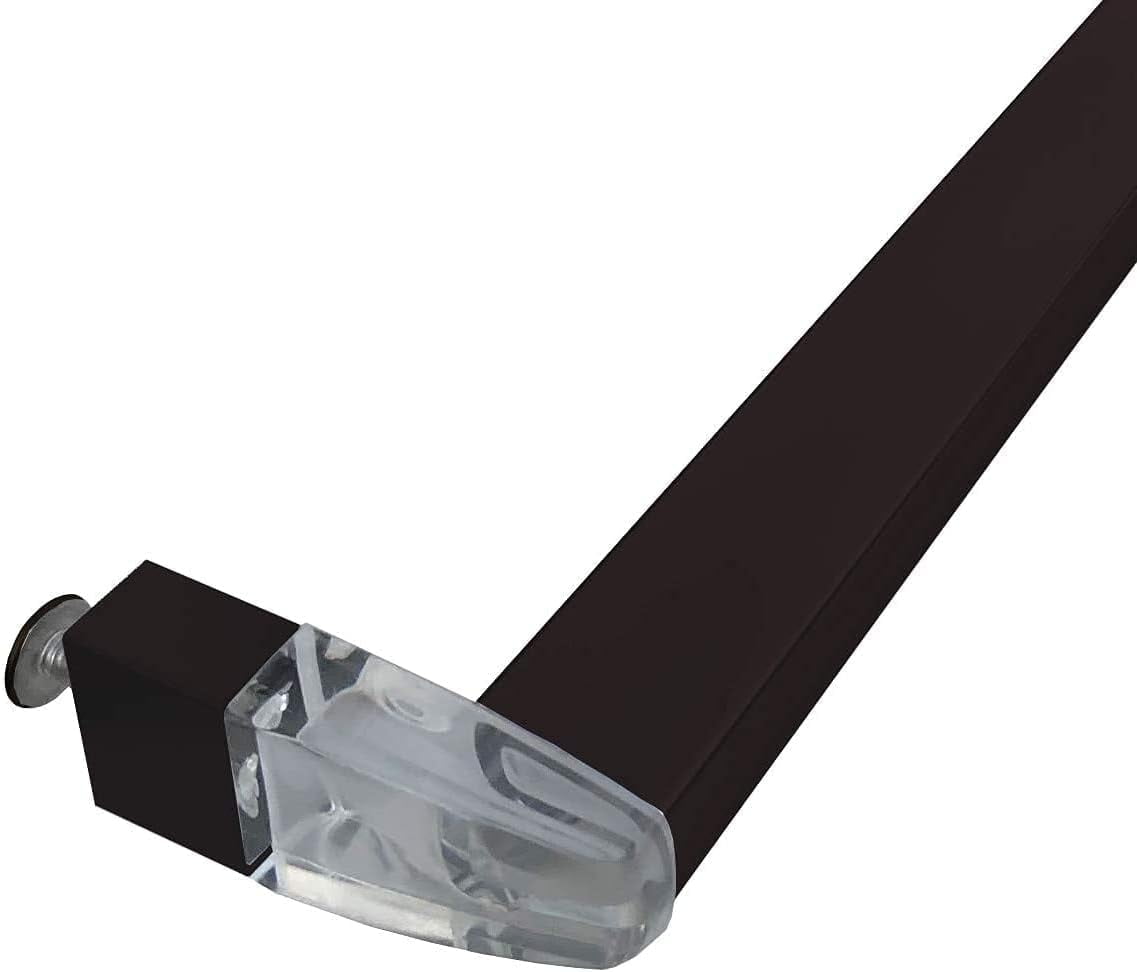 30" Long Oil Rubbed Bronze Framed Sliding Shower Door Towel Bar with ...