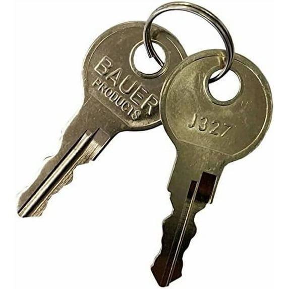 Gordon Glass® Bauer Products J327 Replacement Keys for Bauer Products T ...