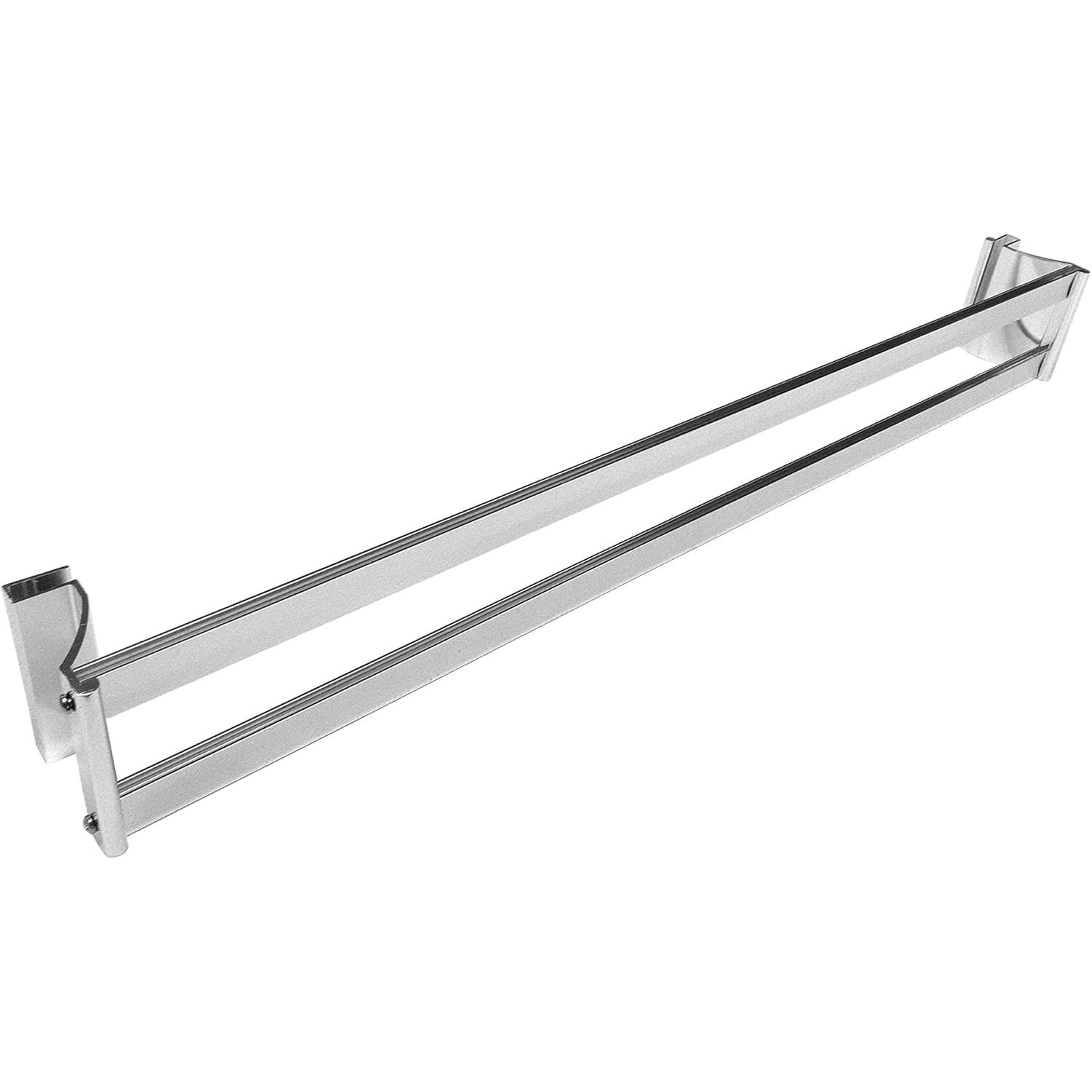 Gordon Glass Brushed Nickel Sliding Frameless Shower Door Double Towel ...