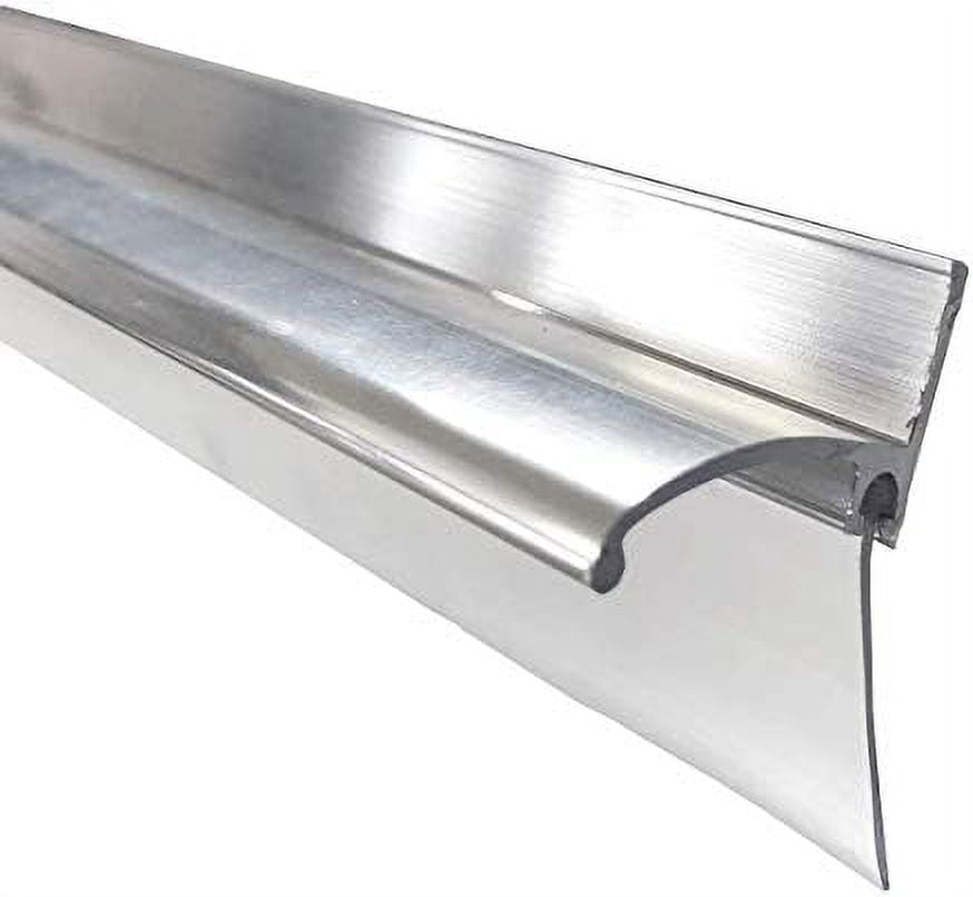 Gordon Glass® Chrome Framed Shower Door Replacement Bottom Deflector ...