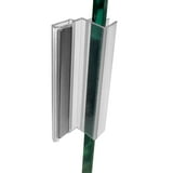 Gordon Glass® Clear Polycarbonate U-Channel with Magnet for 1/2" Glass ...