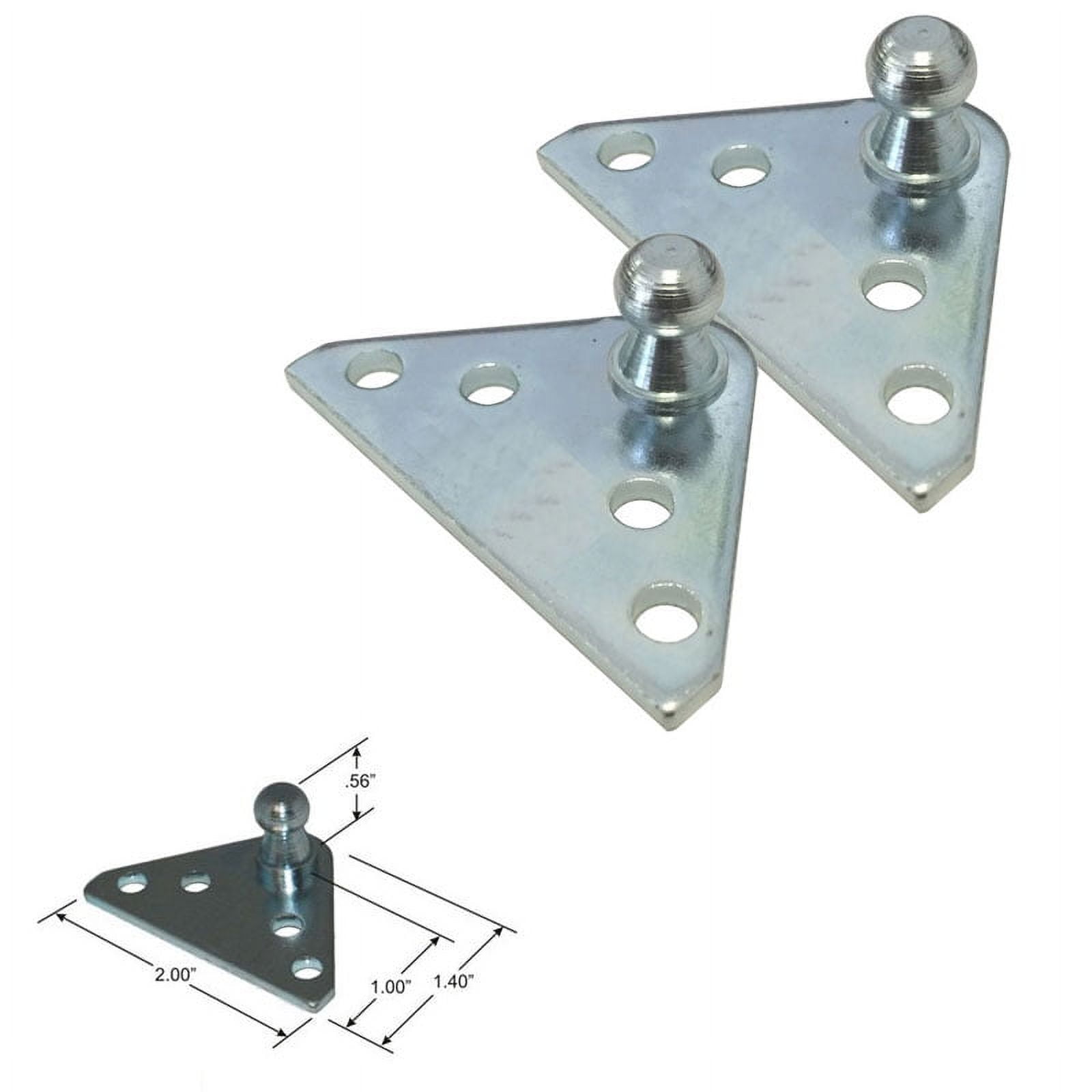 Gordon Glass® GPB19 - 10MM Ball Stud Bracket for Gas Prop/Strut - Set ...