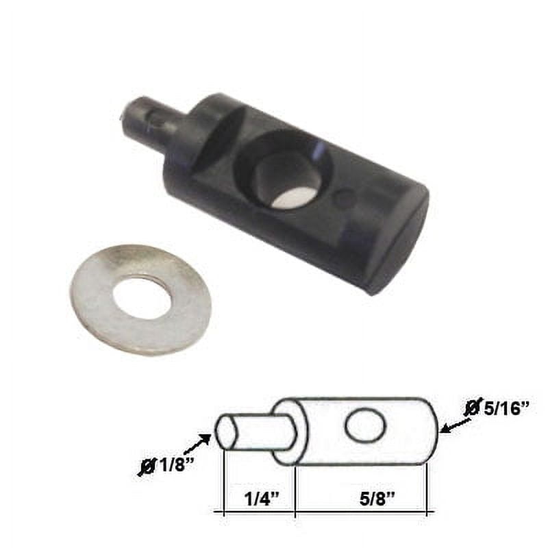 Gordon Glass Nylon Hinge Pin Kit 5/16" Dia. for Continuous Hinge Framed ...