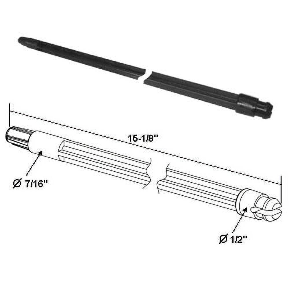 Gordon Glass Replacement Nylon Spring Shaft for Retractable Shower ...