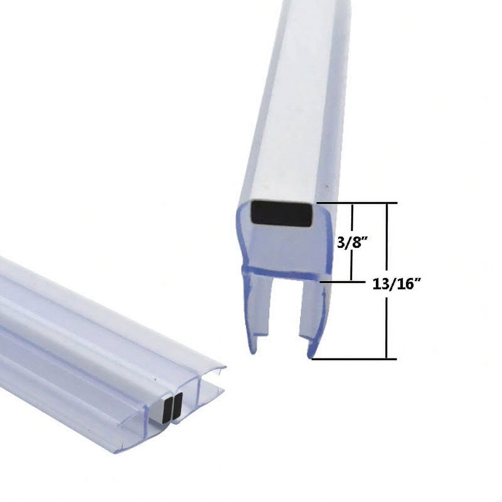 Gordon Glass Universal 180 Degree Shower Door Magnetic Profile Seal for ...