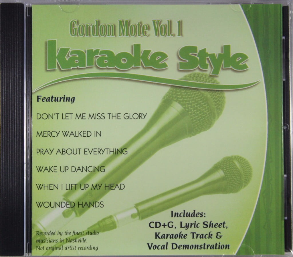 Gordon Mote Volume 1 Daywind Christian Karaoke Style NEW CD+G 6 Songs ...