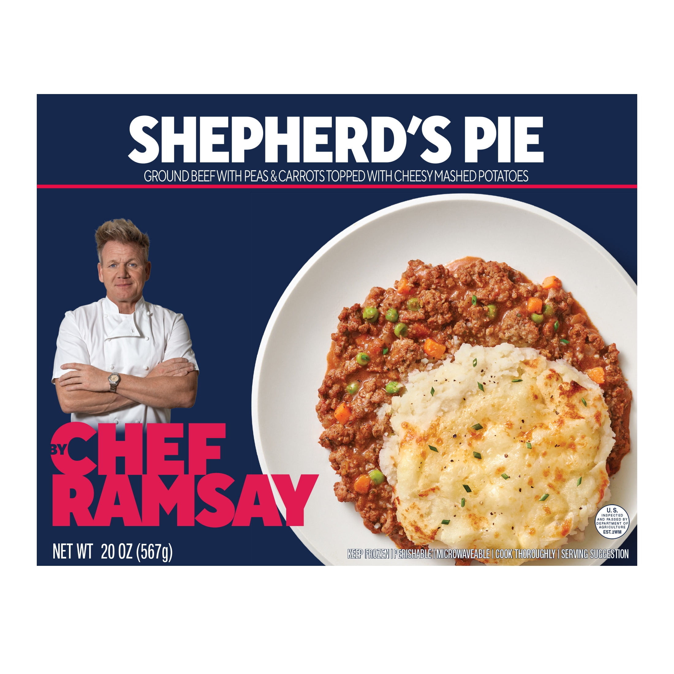 By Chef Ramsay Shepherd’s Pie, 20 oz, Multi-Serve (Frozen) - Walmart.com