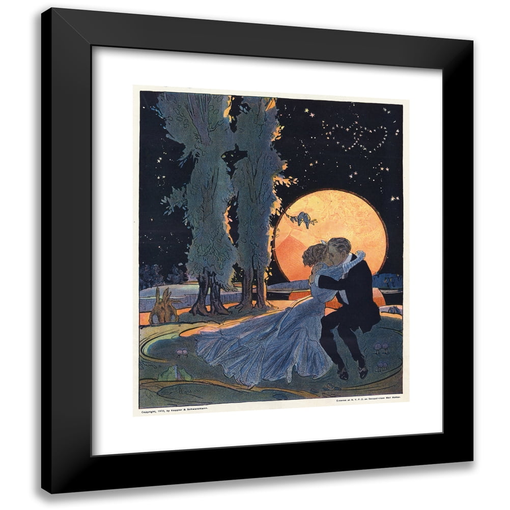 Gordon Ross 12x14 Black Modern Framed Museum Art Print Titled - Mating ...
