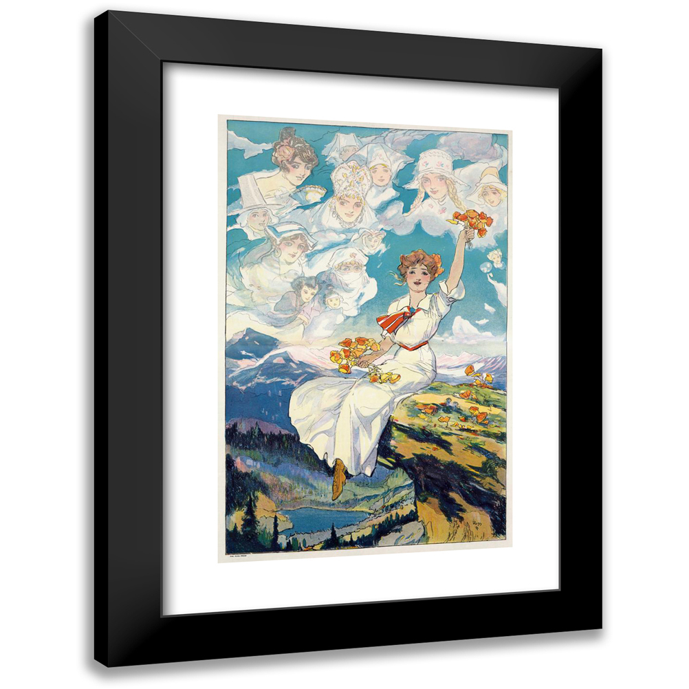 Gordon Ross 17x24 Black Modern Framed Museum Art Print Titled - See ...