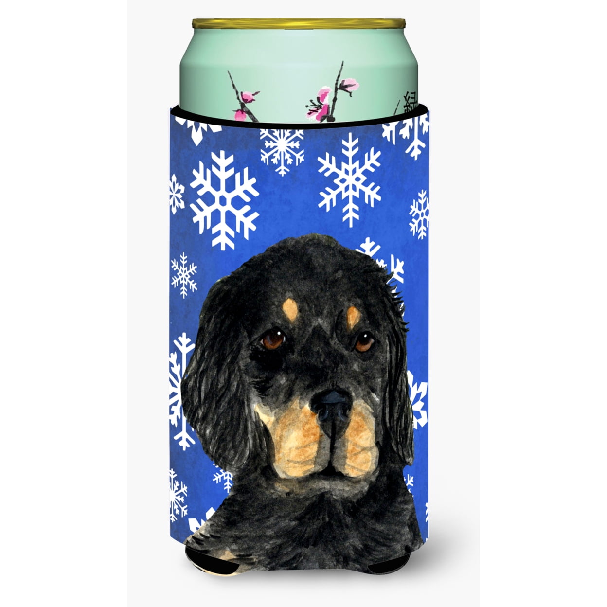 Gordon Setter Winter Snowflakes Holiday Tall Boy Hugger - Walmart.com