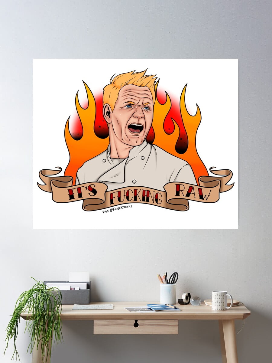 Gordon Shouting Traditional Poster Wall Art, Modern Wall Decor For ...
