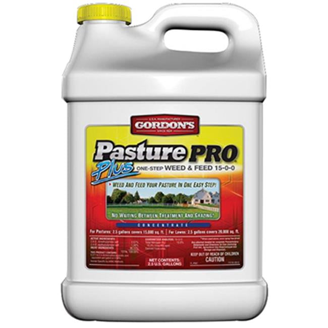 Gordon's 2.5 Gallon Pasture Pro Plus One-Step Weed and Feed for Lawn ...