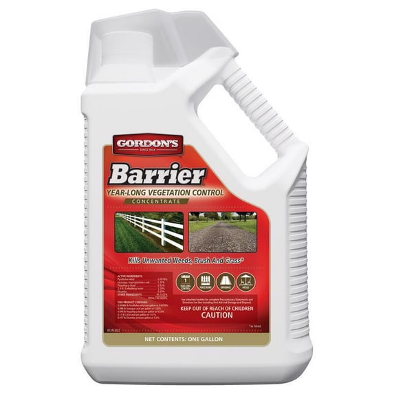 Gordon's Barrier Brush/Grass/Weed Herbicide Concentrate 1 gal - Walmart.com