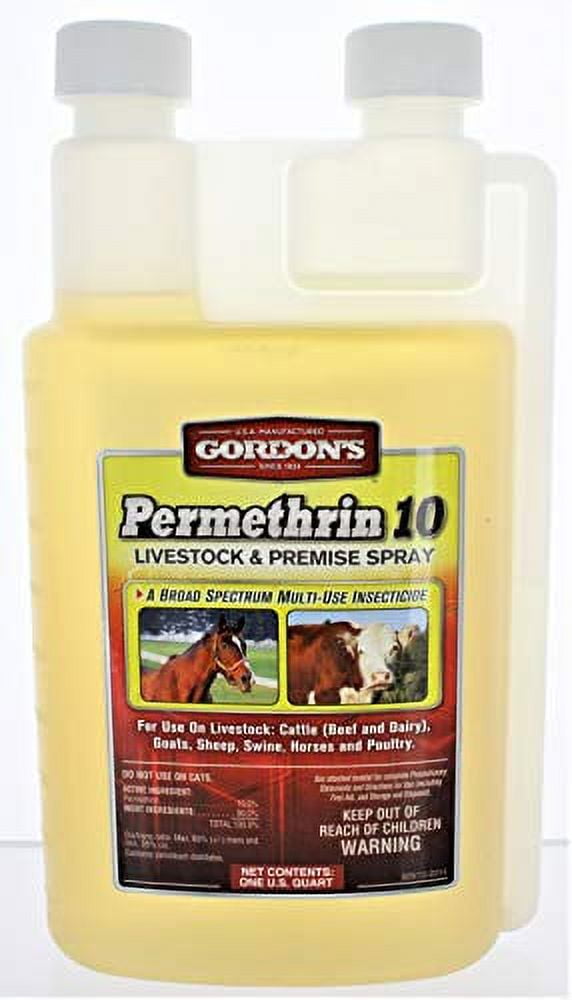 Gordon's Permethrin 10 Livestock & Premise Spray Insect Killer Liquid ...