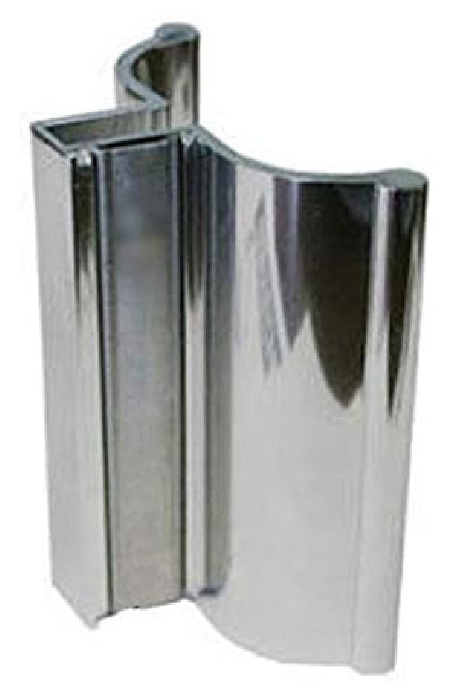 GordonGlass 3" Bright Chrome Frameless Shower Door Handle with Metal ...