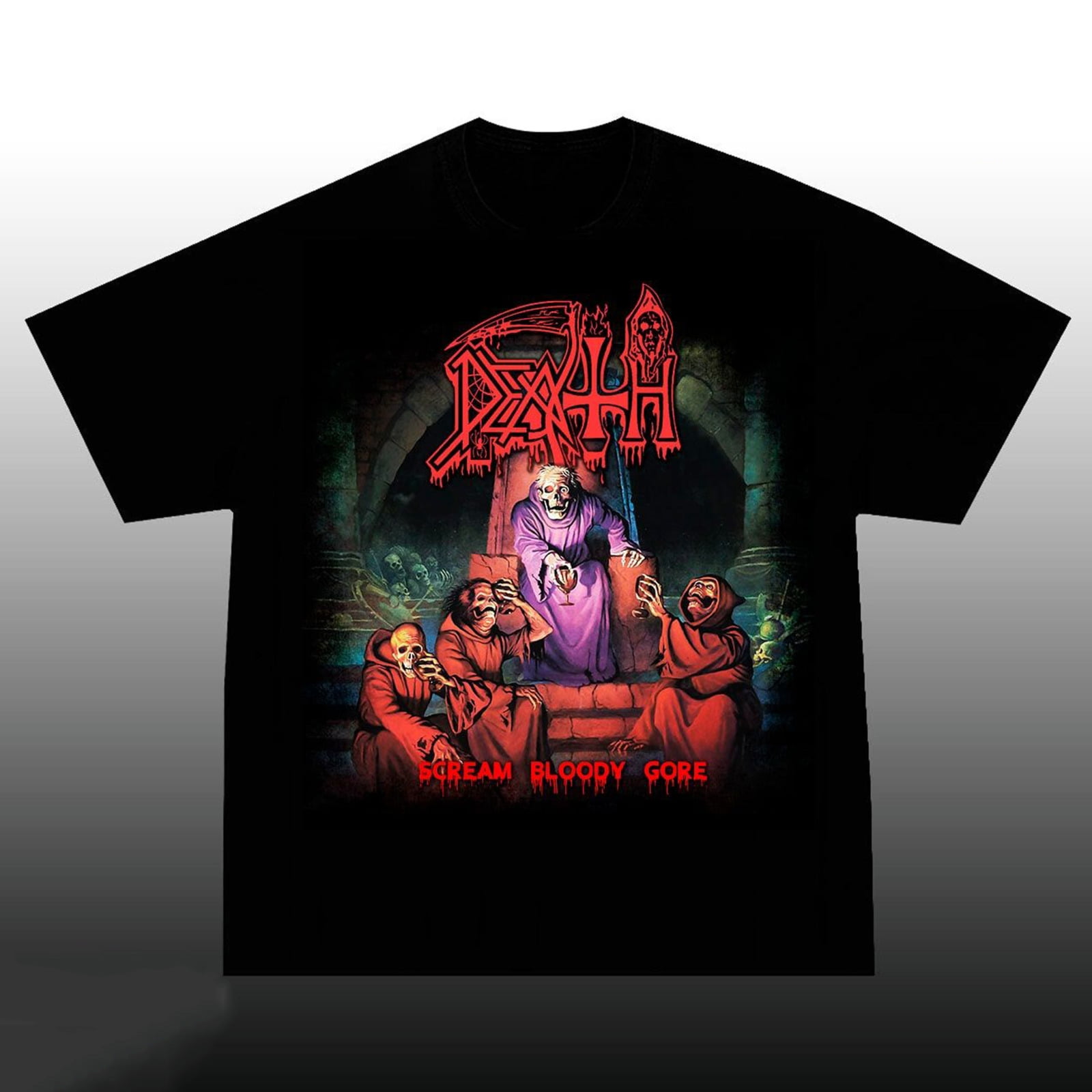 Gorecore Metal Shirt – Scream Horror Graphic Tee for Death Music Fans ...