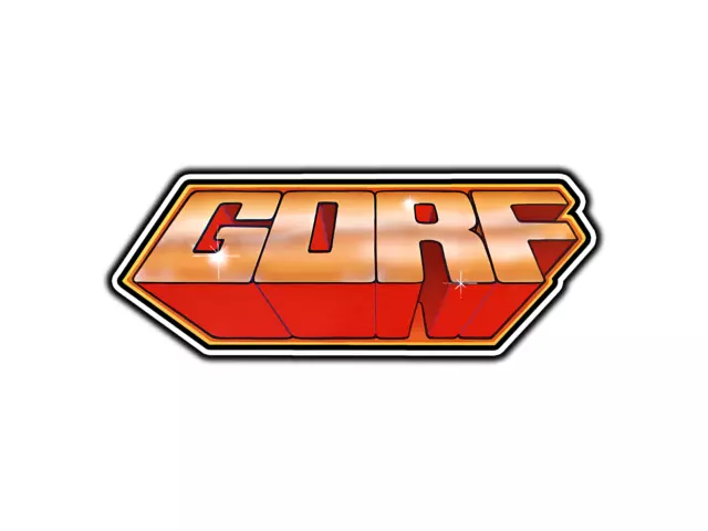 Gorf Arcade Logo Waterproof Sticker Phone Decal Water Bottle Stickers Car Decals, Laptop Sticker ...