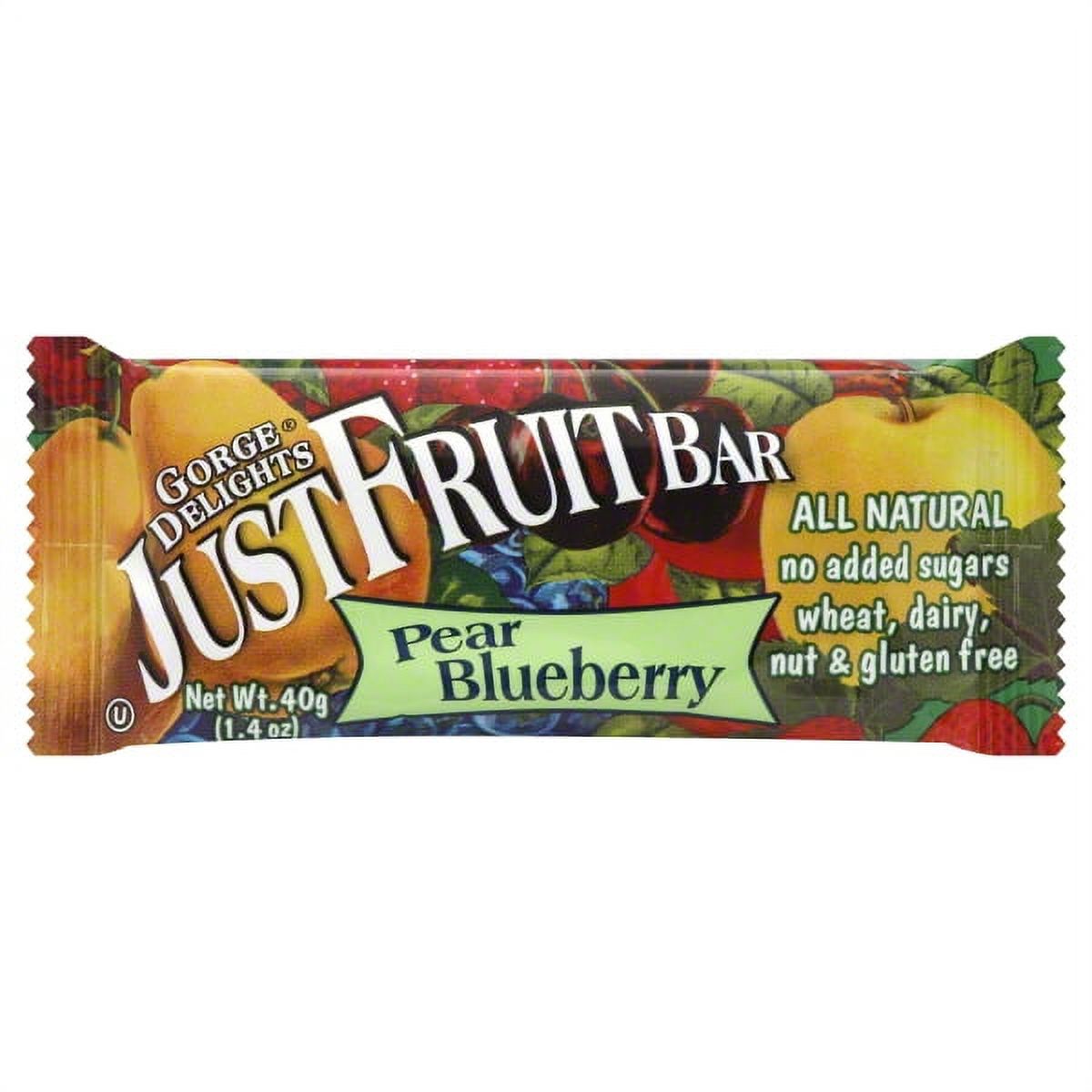 Gorge Delights Gorge Delights Just Fruit Snack Bar, 1.4 oz - Walmart.com