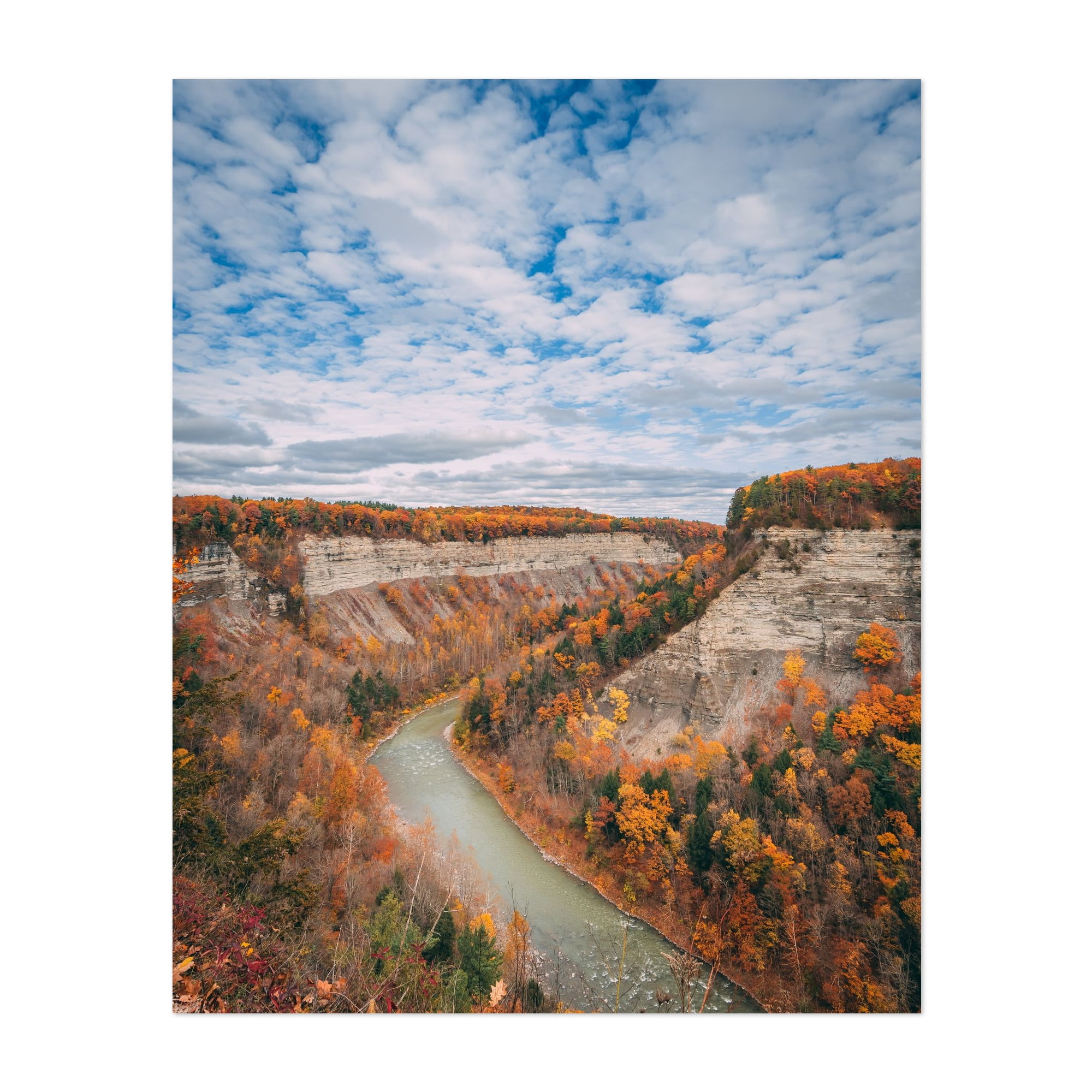 Gorge View, Letchworth - Castile New York Photography Unframed Wall Art ...