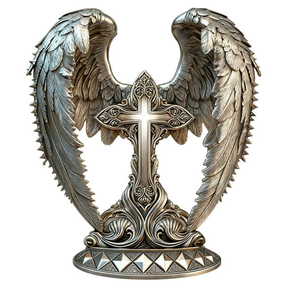 Gorgeous Angel Win Gs C Ros S Decoration Finely Detailed Win Gs Gracefully Wrap Around The C Ros ...