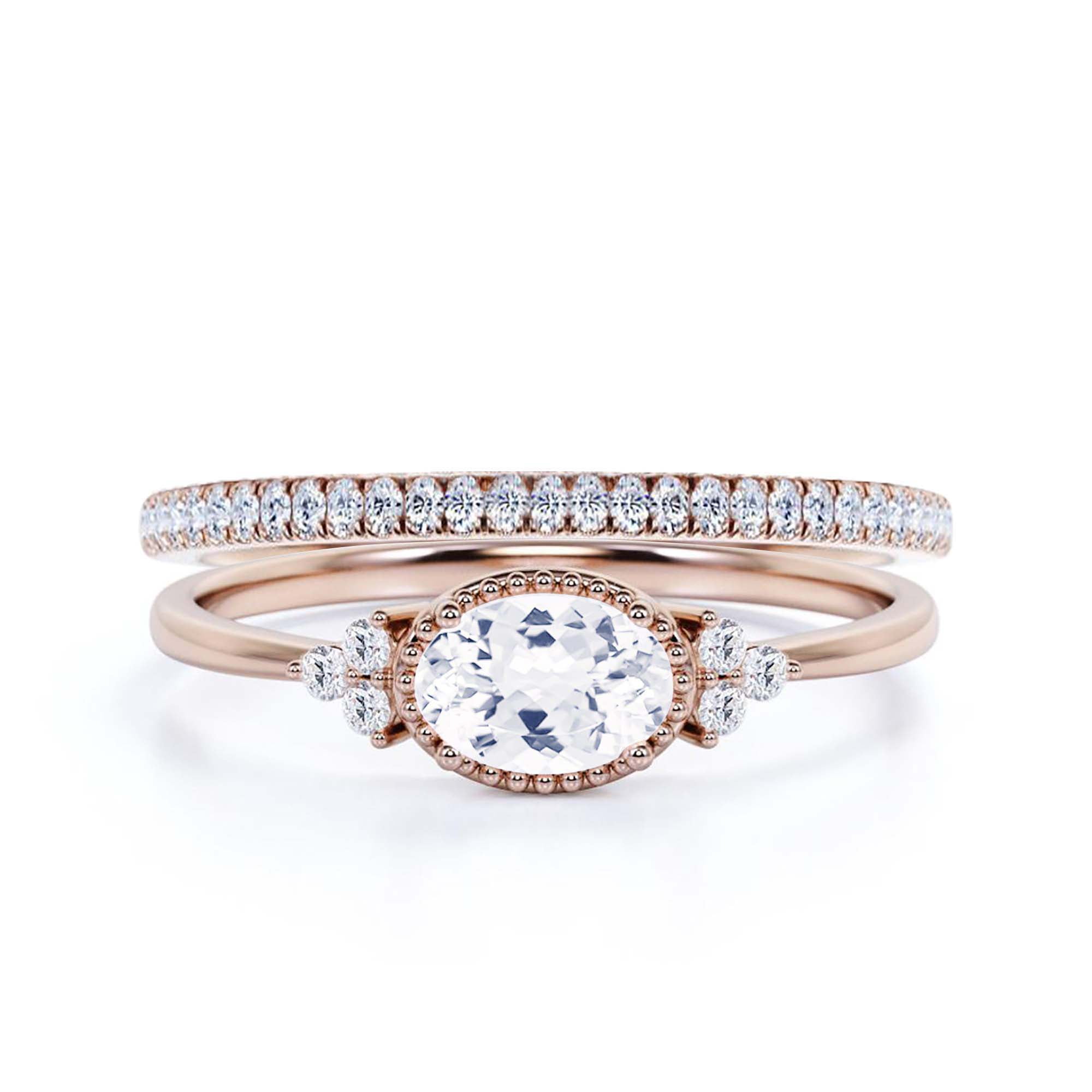 Gorgeous Art Nouvea 1.90 Carat Oval Cut Diamond Moissanite Affordable ...