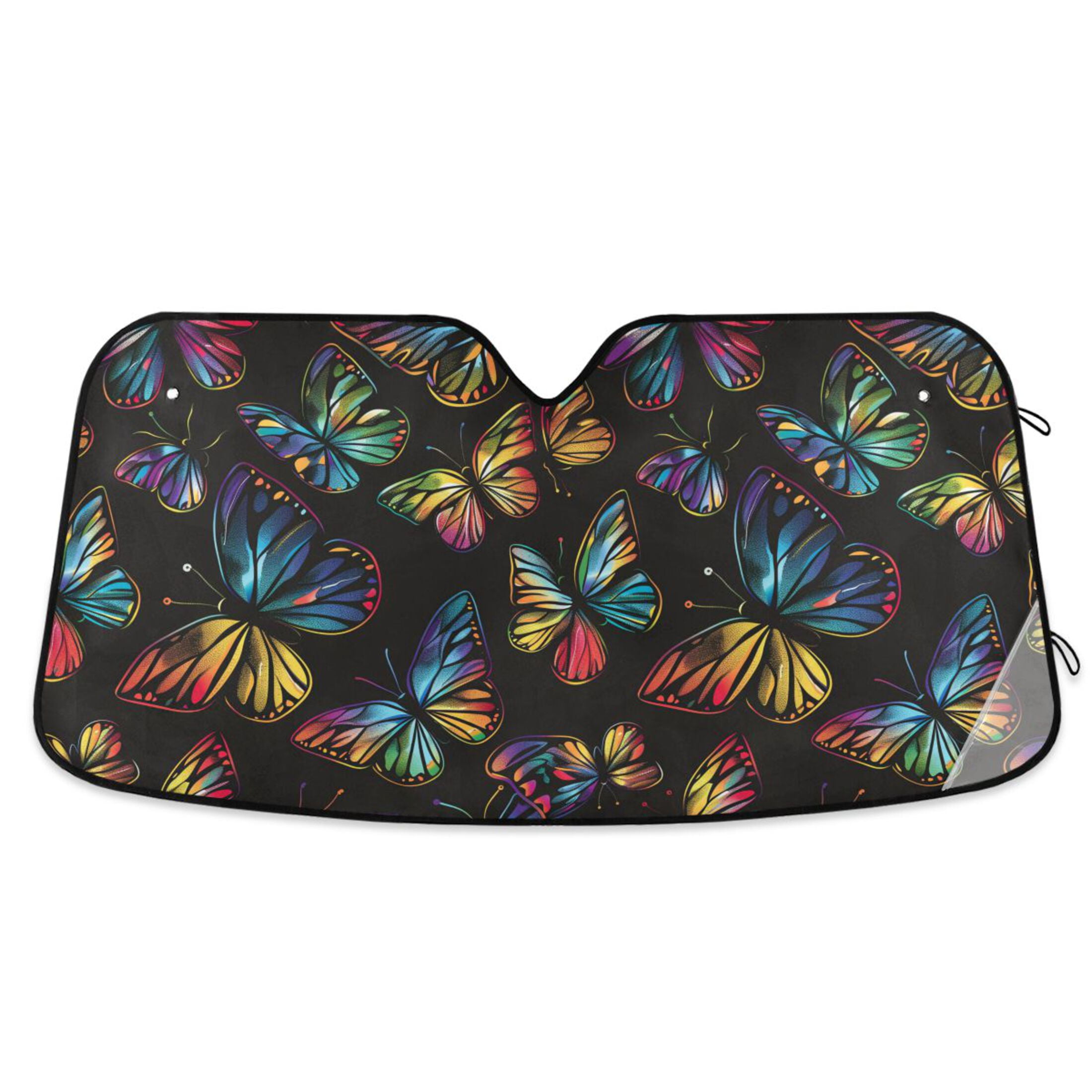 Gorgeous Butterflies Car Windshield Sun Shade Foldable Car Front Window ...