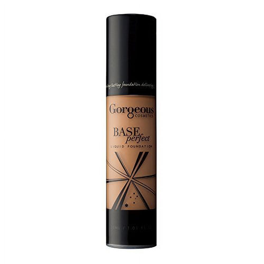 Gorgeous Cosmetics Base Perfect Liquid Foundation, Oil Free, Silicon ...