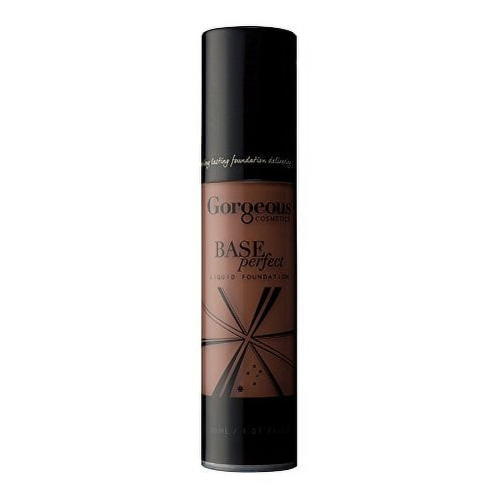 Gorgeous Cosmetics Base Perfect Liquid Foundation, Oil Free, Silicon ...