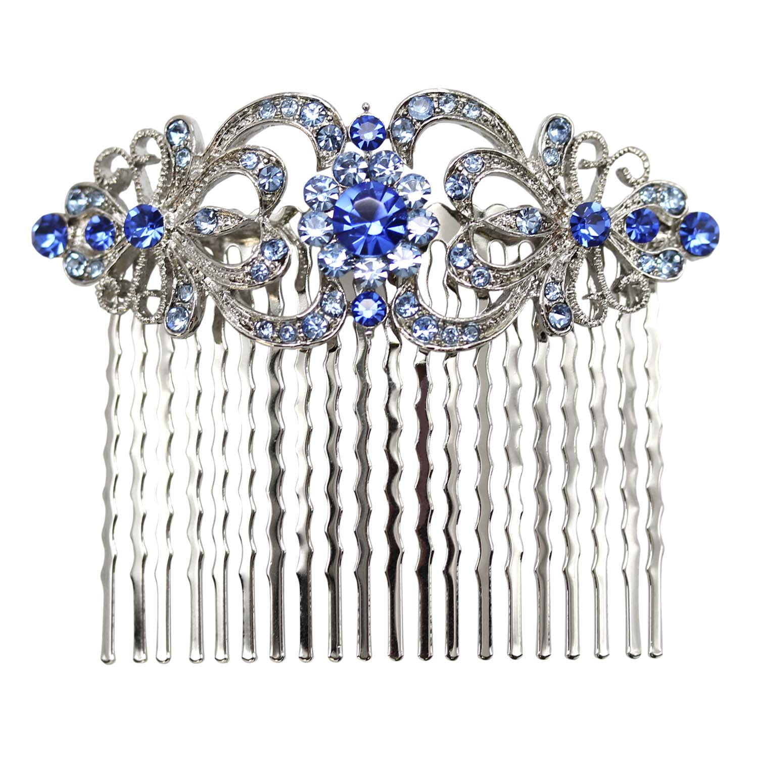 Gorgeous Crystal Hair Comb Bridesmaid Wedding Party Prom - Walmart.com