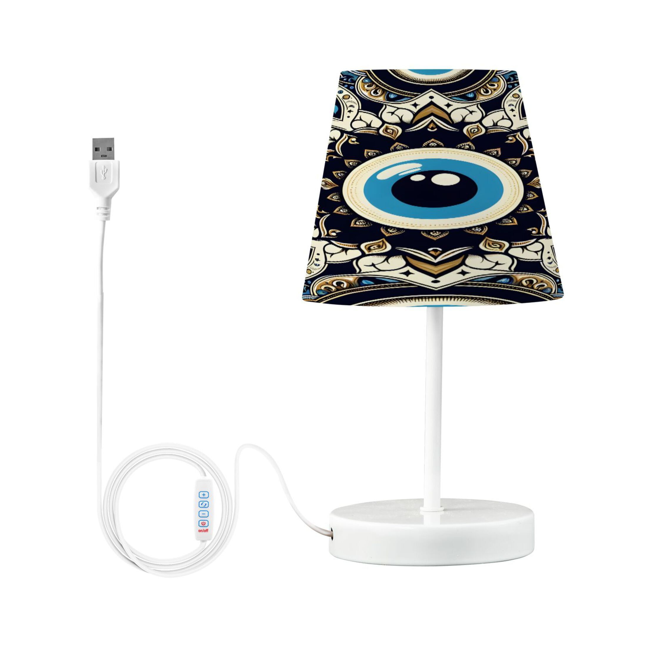 Gorgeous Eyeballs Desk Lamp LED Table Nightstand Lamps with 3 Color ...