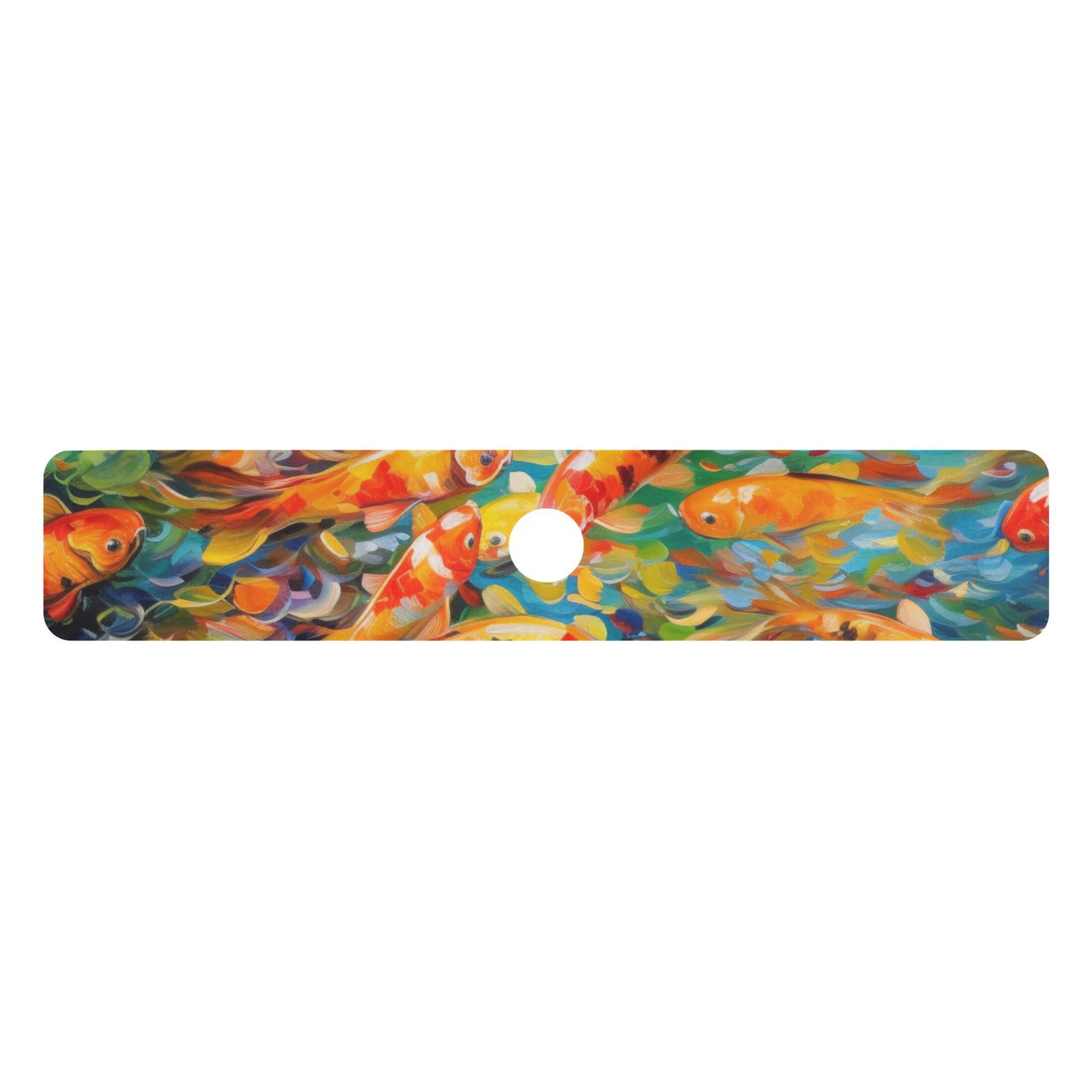 Gorgeous Fish Colorful Kitchen Sink Splash Guard, Silicone Sink Faucet ...