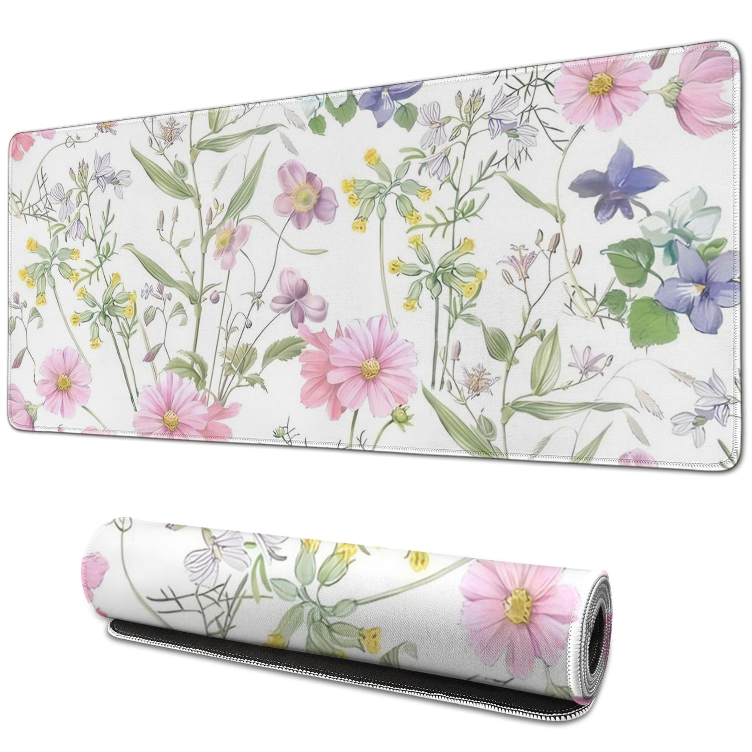 Gorgeous Floral Desk Pad - XXL Extended Gaming Mouse Pad, Large ...