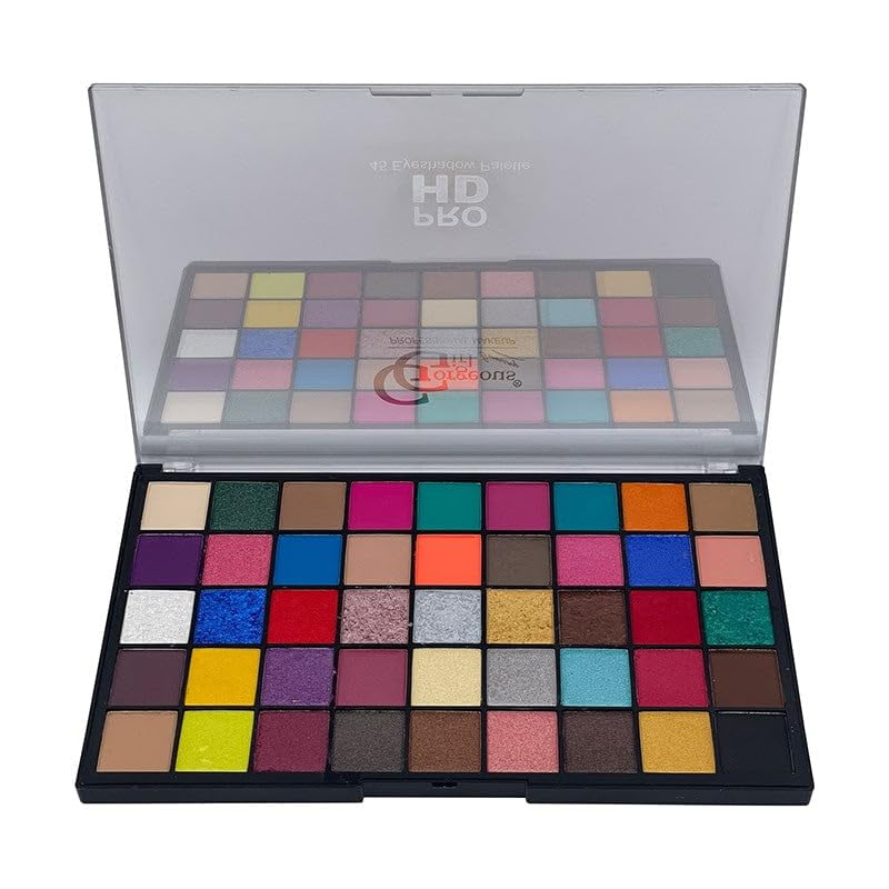 Gorgeous Girl Makeup 45 Color Ultimate Eyeshadow Palette Long Lasting ...