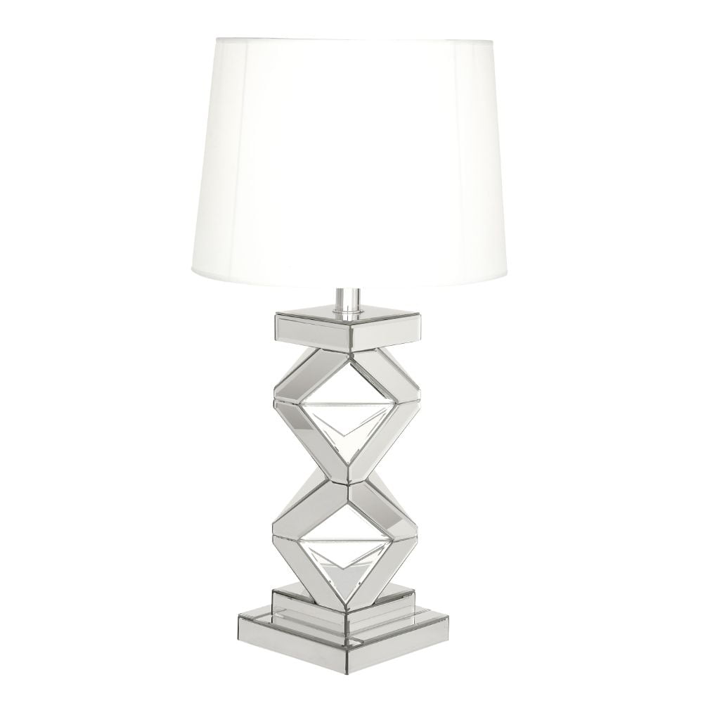 Gorgeous Glass Mirror Table Lamp - Walmart.com