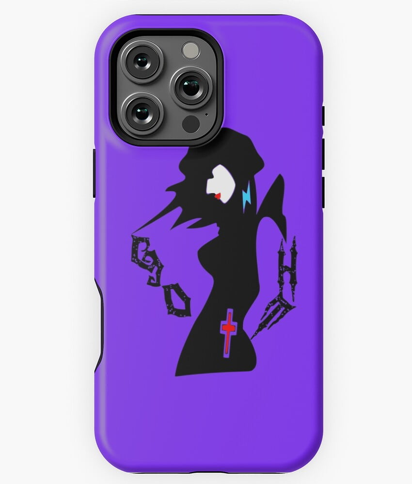 Gorgeous Goth Girl Fan Art Design N6198 Phone Case for iPhone 17 16 15 ...
