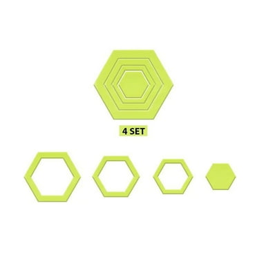 CutRite Double Wedding Ring Quilting Template with Slit'N Sew Method ...