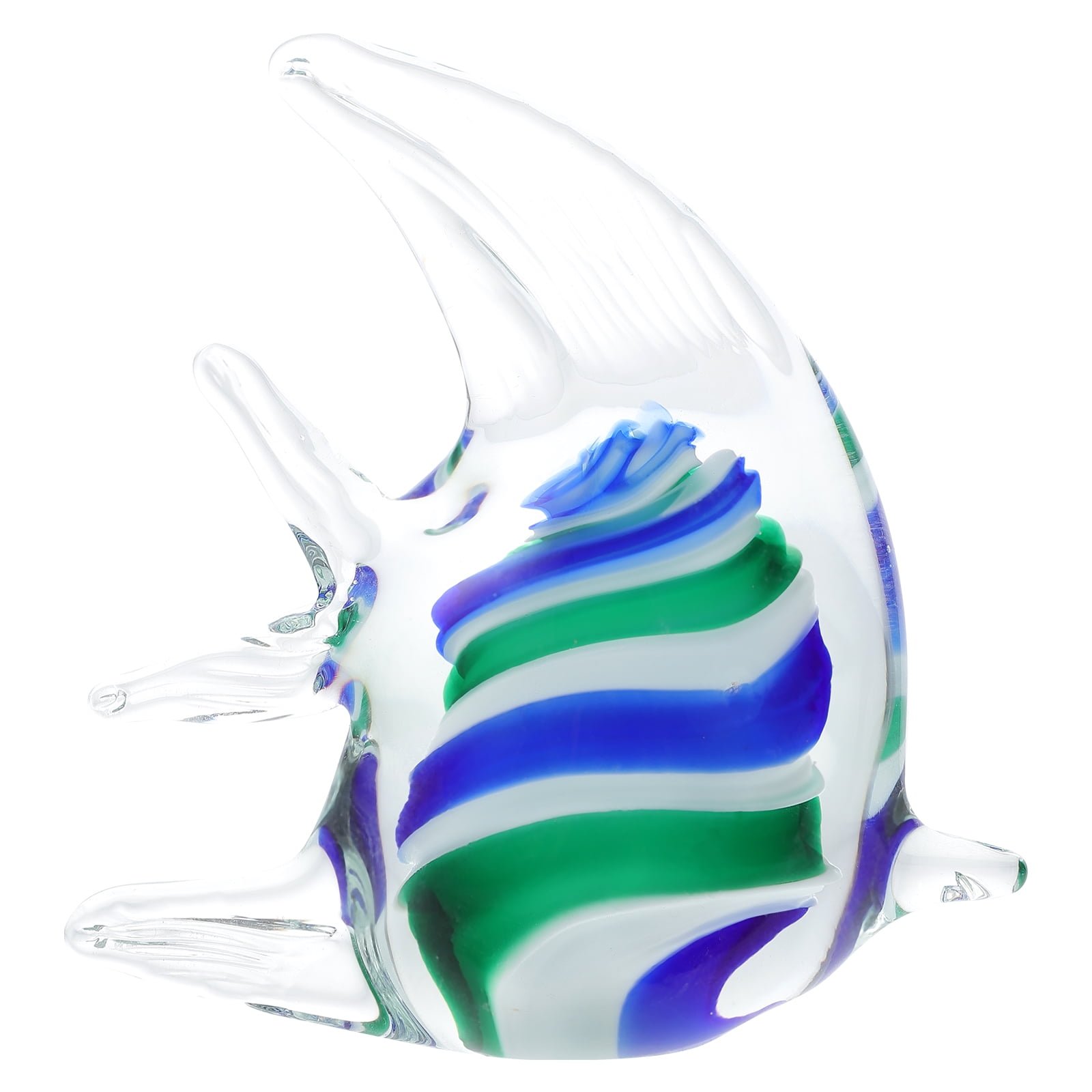 Gorgeous Home Glass Fish Decor Collectible Figurines Handmade Glass Art ...