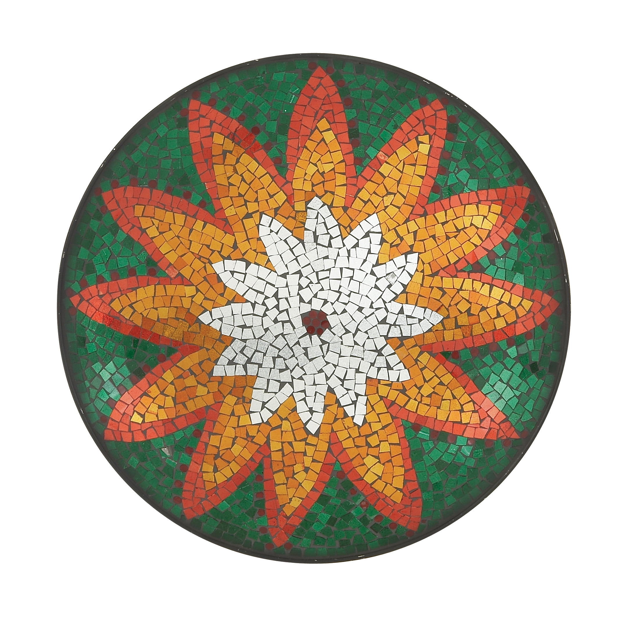 Gorgeous Metal Mosaic Wall Platter - Walmart.com