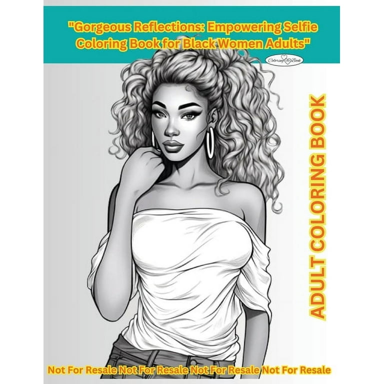 beautiful black women coloring pages