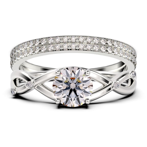 Antique Art Deco 2.00 Carat Round Cut Crown Morganite And Diamond ...