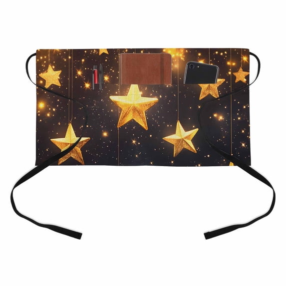 Gorgeous Star Kitchen Restaurant Half Waist Apron, Starry Sky Server ...