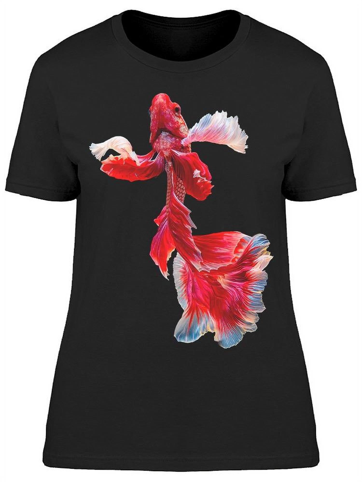 Gorgeous Ventral View Betta Fish T-Shirt Women -Image by Shutterstock ...