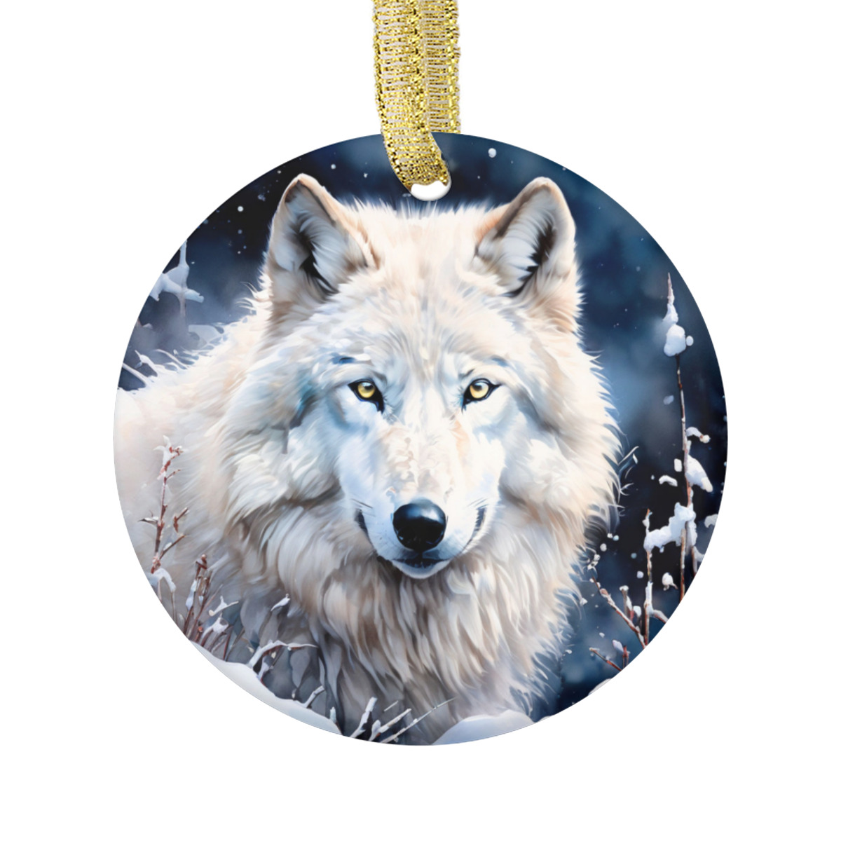 Gorgeous White Arctic Wolf Animal Lovers Wildlife in Snow Animals ...