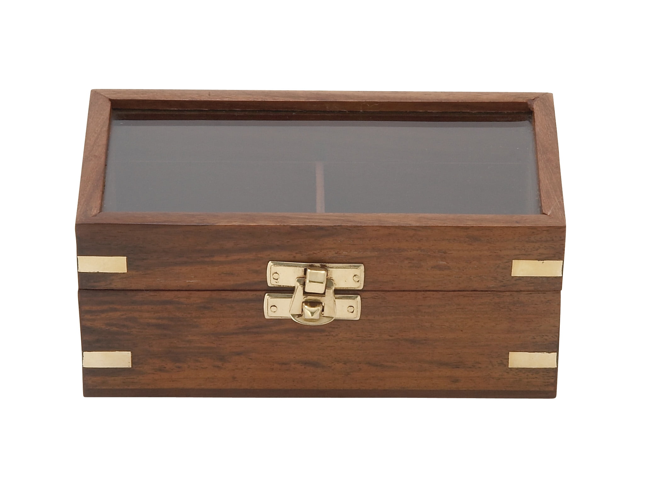 Gorgeous Wood Glass Box - Walmart.com