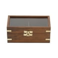 Gorgeous Wood Glass Box - Walmart.com