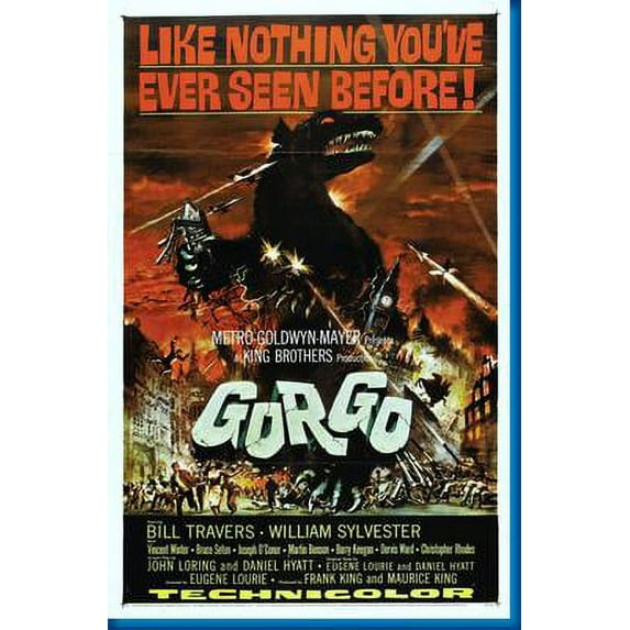Gorgo Movie Poster Reprint 27inx40in for any room 27x40 Multi-Color ...