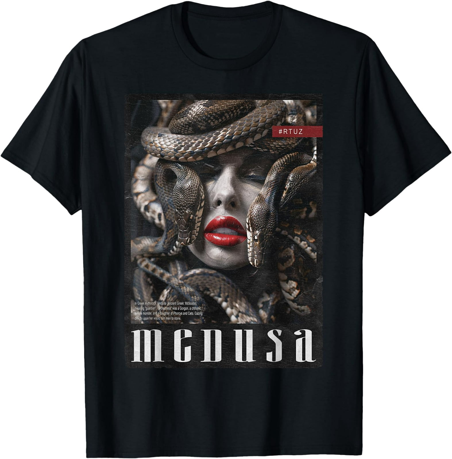 Gorgon Medusa Goddess Snake Greek Mythology Medusa T-Shirt Gift S-4XL ...
